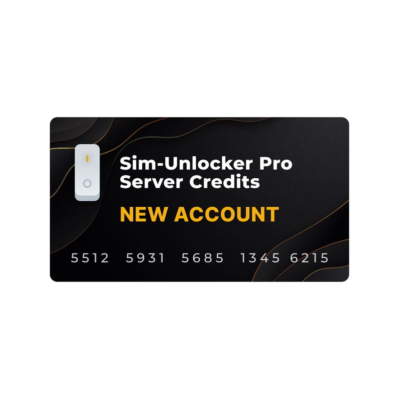 Sim-Unlocker Pro Server Credits (New Account) - GsmServer